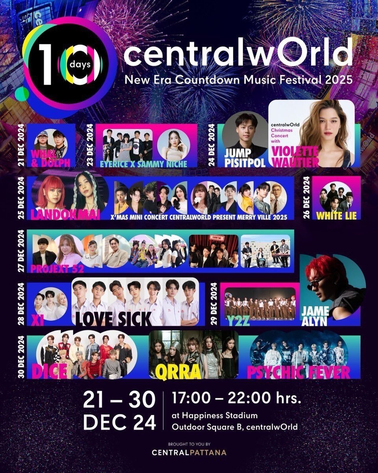 【将于12/30(周一)举办！！】PSYCHIC FEVER将出演『centralwOrld New Era Countdown Music ...